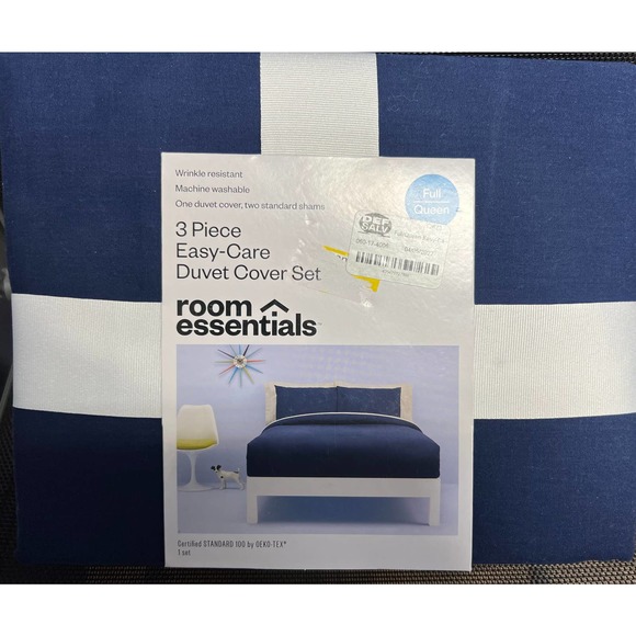 Room Essentials | Bedding | Nwt Room Essentials Fullqueen Navy Blue ...